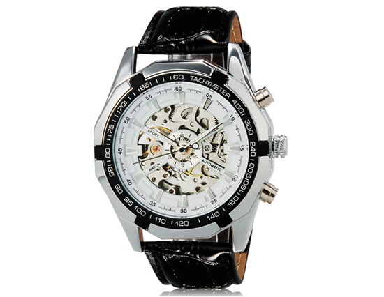 Winner TM340 Men Stunning Automatic Mechanical Wrist Watch With Faux ...